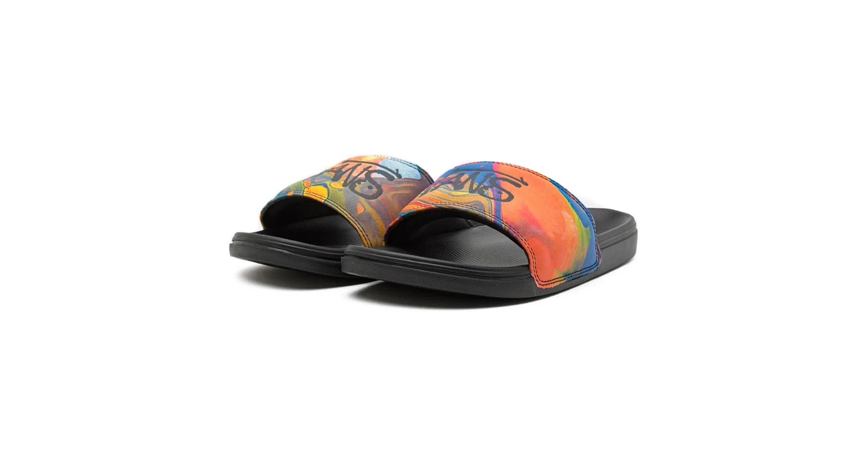 Vans La Costa Slide-on papucs Resin Rainbow Multi Black