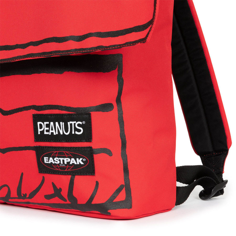 Eastpak X Peanuts Snoopy House hátizsák Red